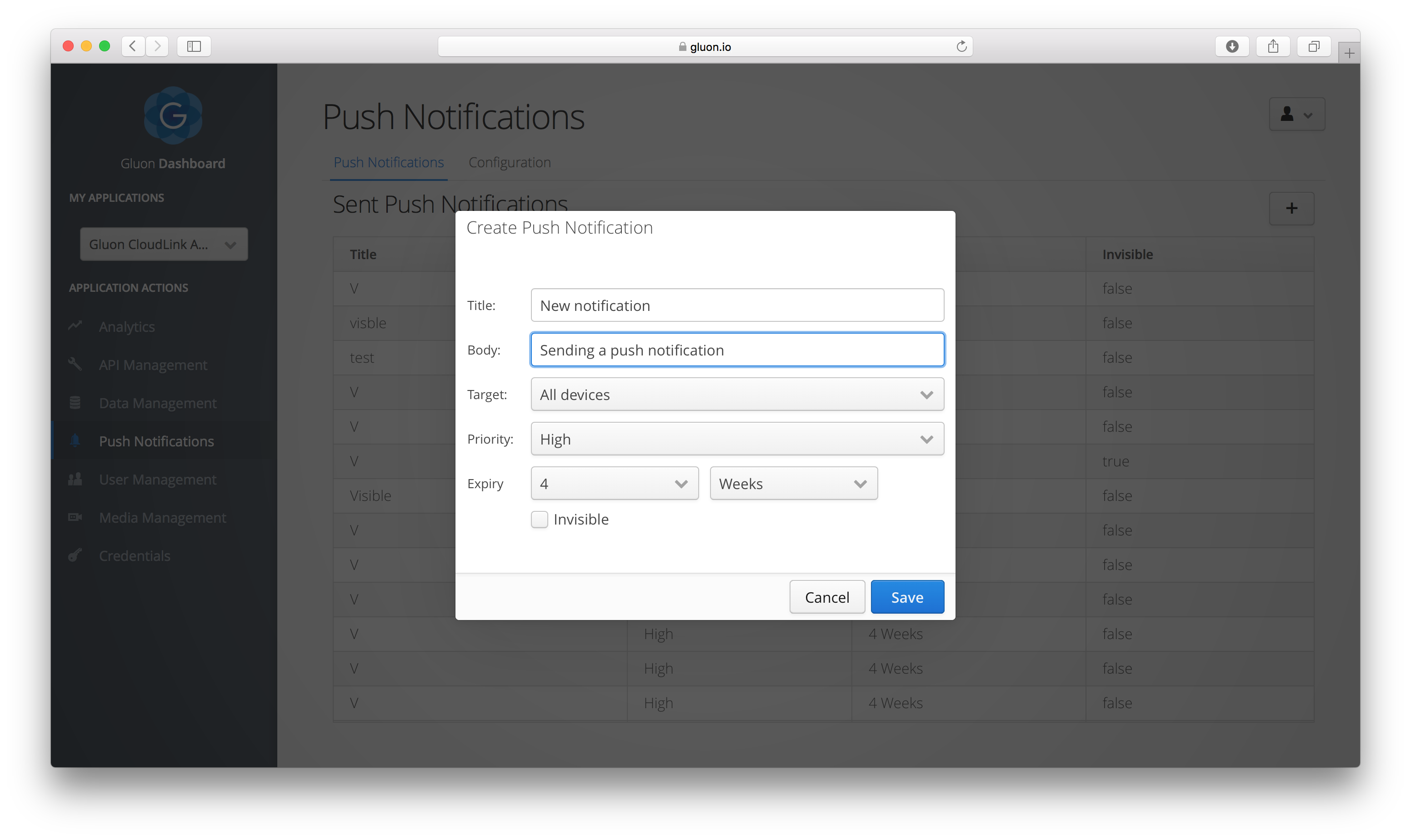 Gluon CloudLink Documentation